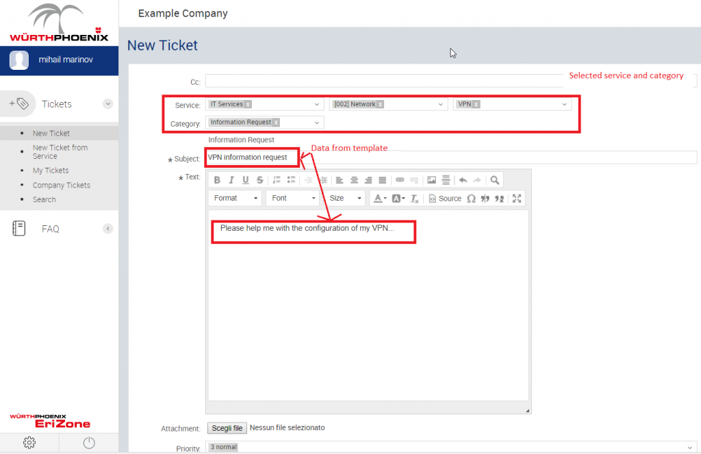 Ticket Templates Based on Selected Service and Category | www.neteye ...