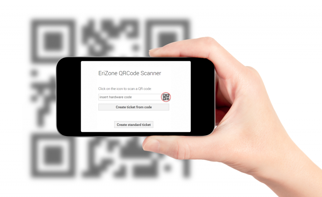 Creating Tickets from QR-Codes and Asset Numbers | www.neteye-blog.com
