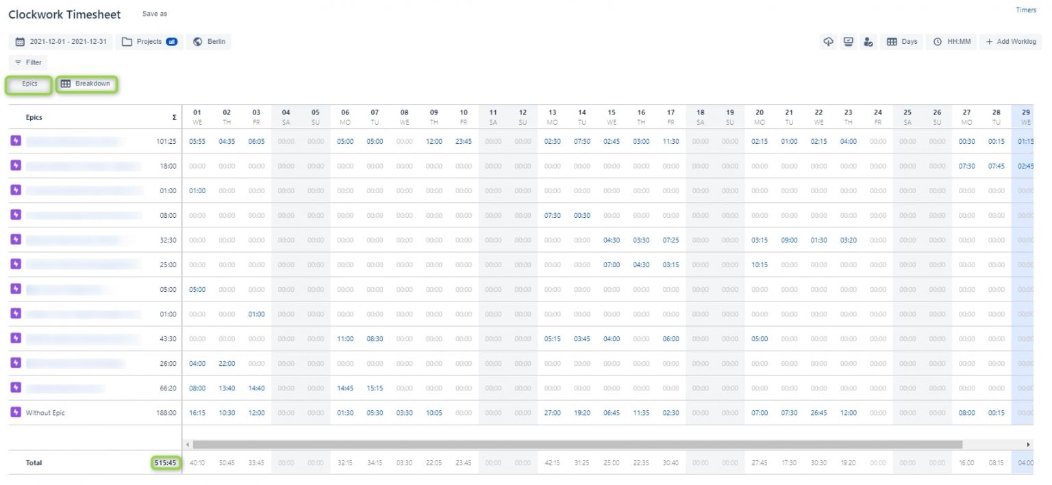 Clockwork Automated Timesheet Free | www.neteye-blog.com