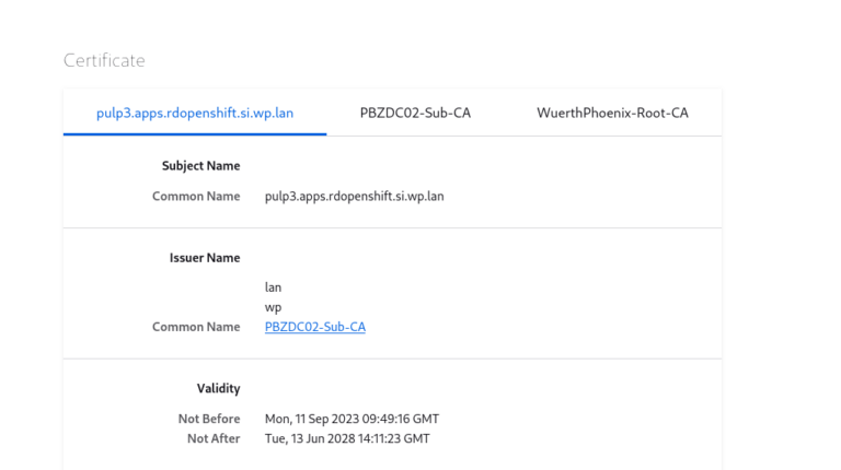 How to Convert and Add a .pfx cert to Pulp 3 Operator | www.neteye-blog.com