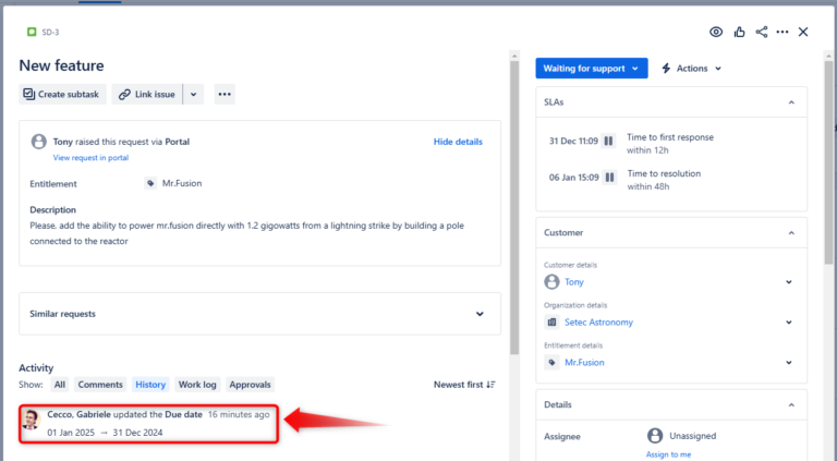 How to Schedule Issues with the New Calendar View in Jira Service Management | www.neteye-blog.com